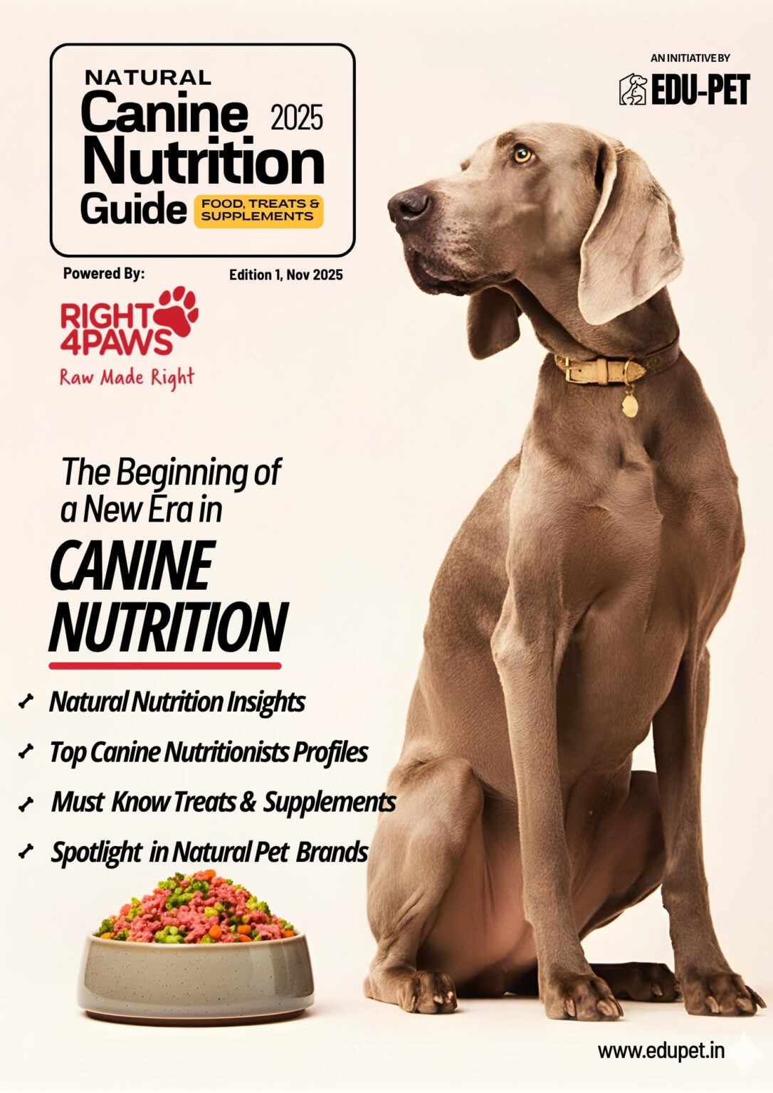 Natural Canine Nutrition Guide 2025 - Download FREE | Edu Pet